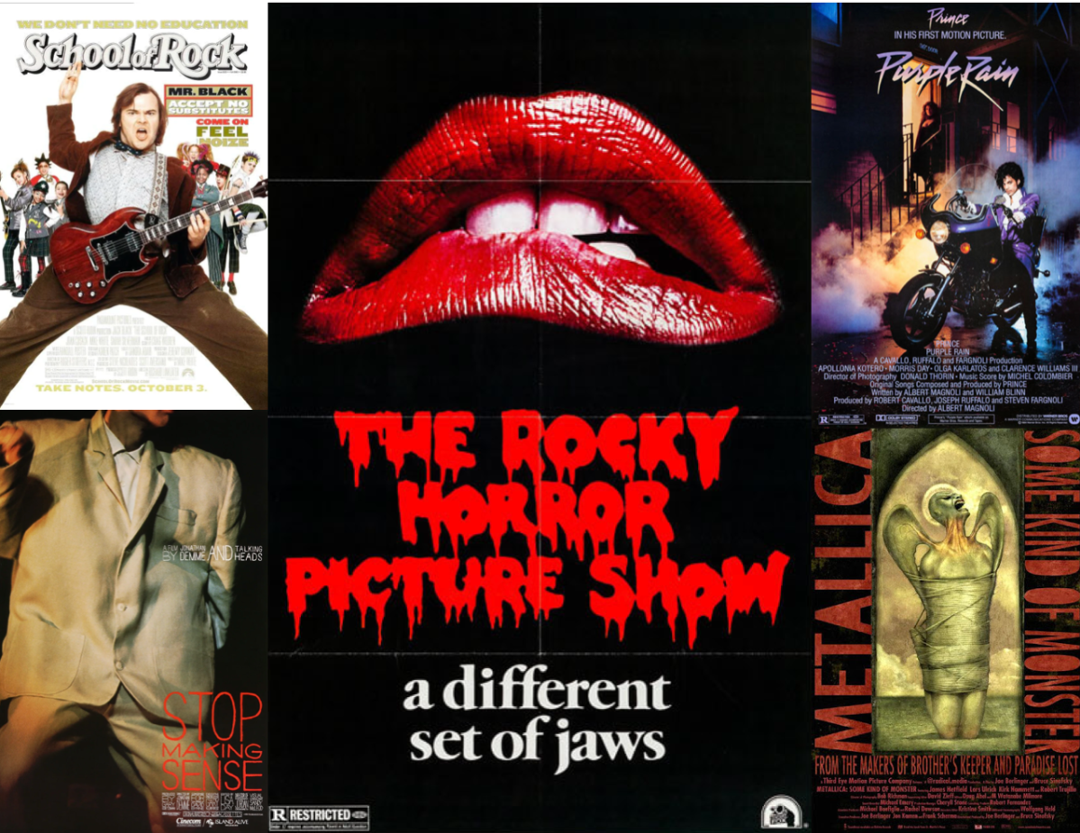 5 Iconic Rock Music Movie Posters. – Rearview Mirror