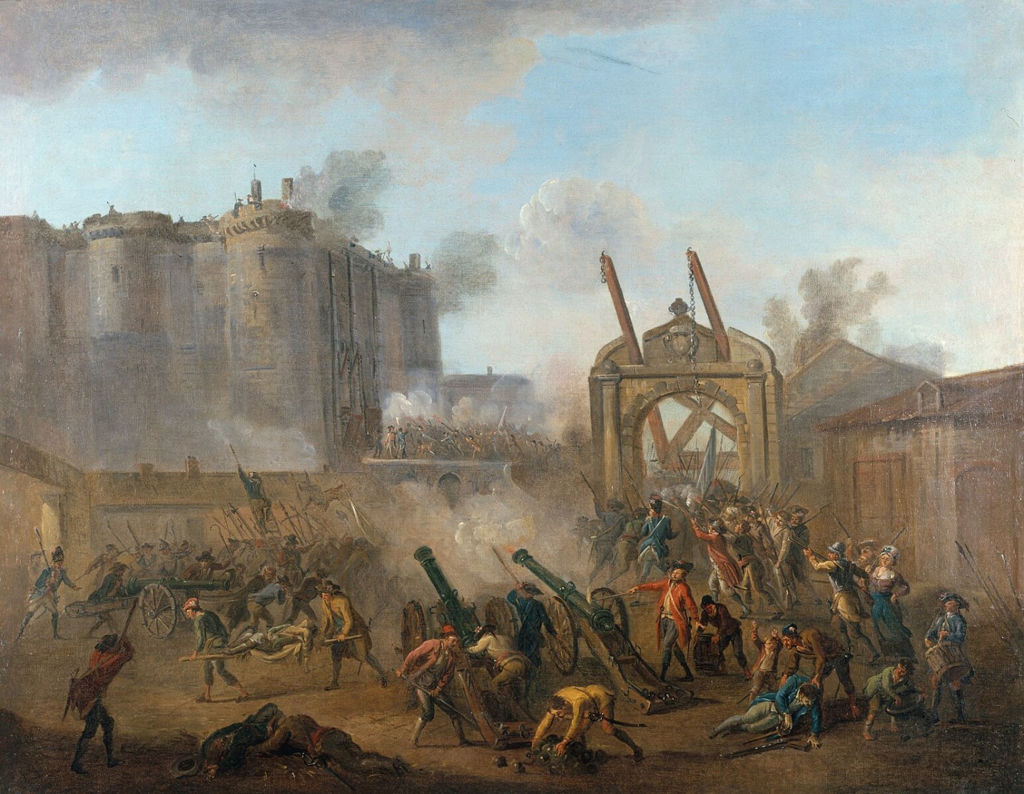 5 Fascinating History Paintings of The Storming of the Bastille ...